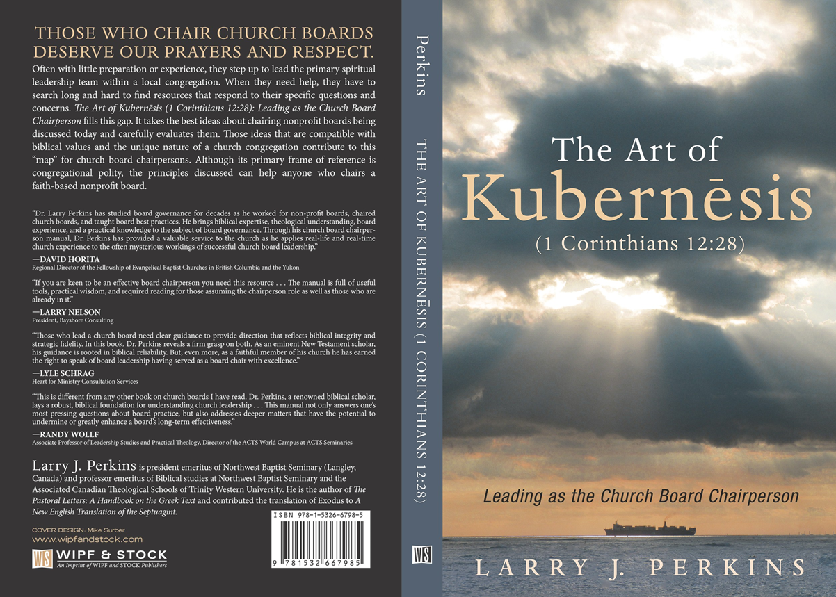 318. My New Book About Leading as a Church Board Chairperson. | Church ...